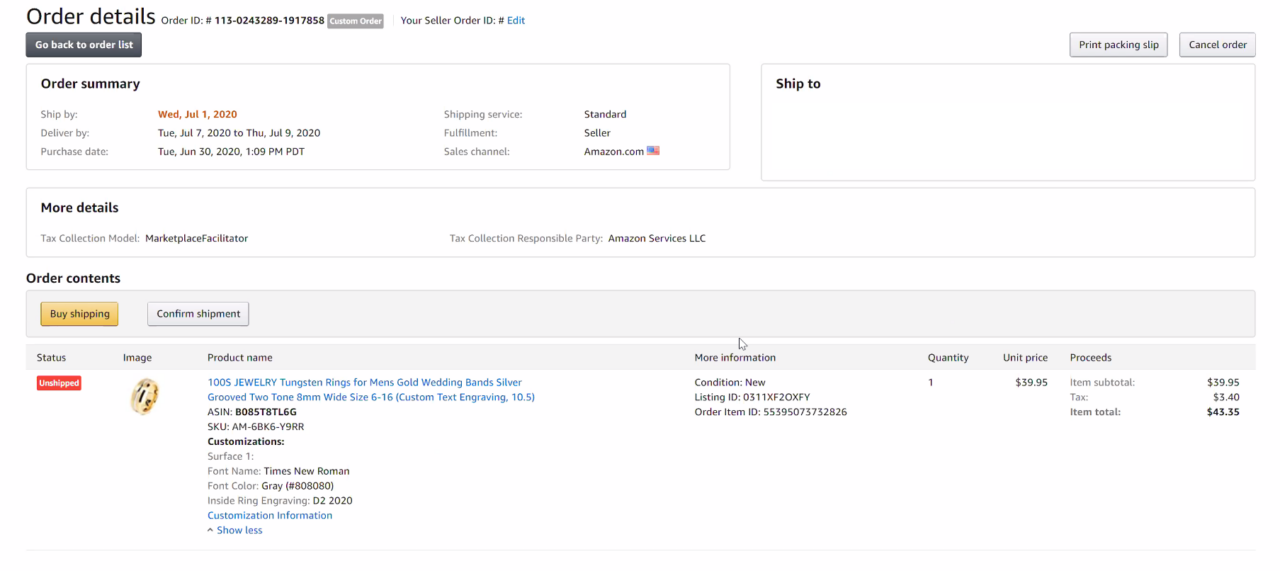 Connect Amazon Custom and Shipstation Fast - DataAutomation