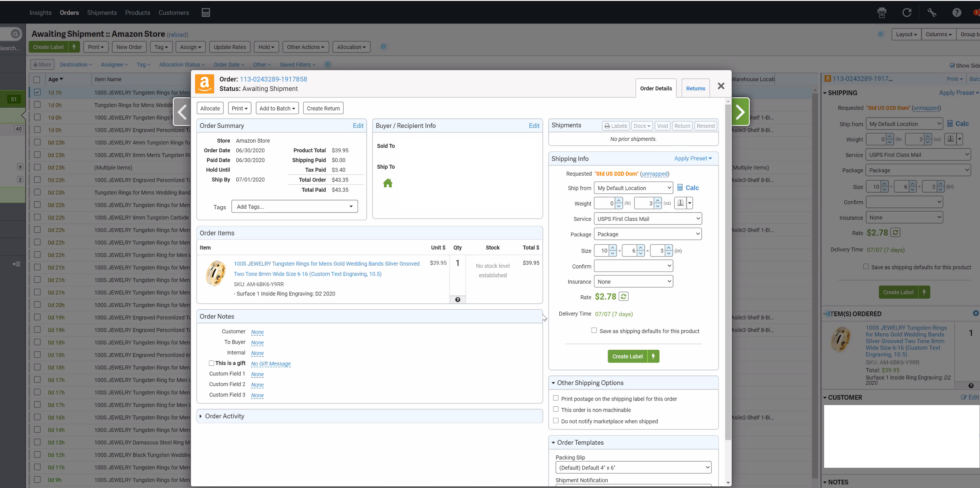 Connect Amazon Custom and Shipstation Fast - DataAutomation